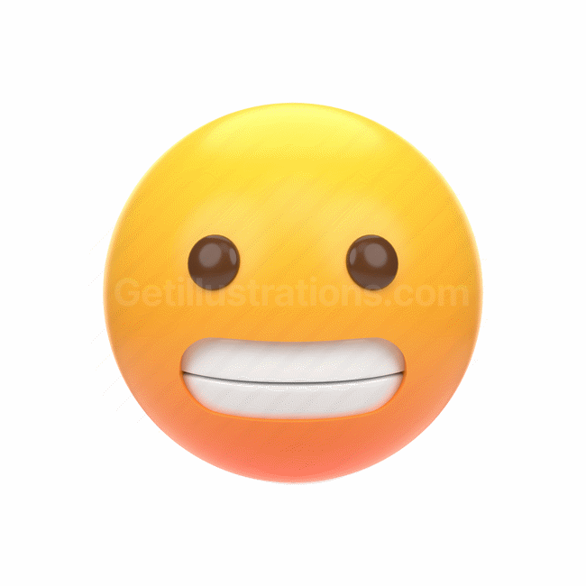 Download emoticon, emoji, sticker, face, fake, laugh, smile, center- 3D ...