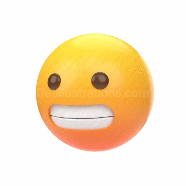 Download emoticon, emoji, sticker, face, fake, laugh, smile, left- 3D ...