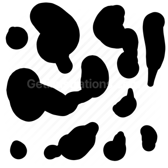 Download splotchy, drops, ink, abstract, shape, shapes- Abstract Shapes