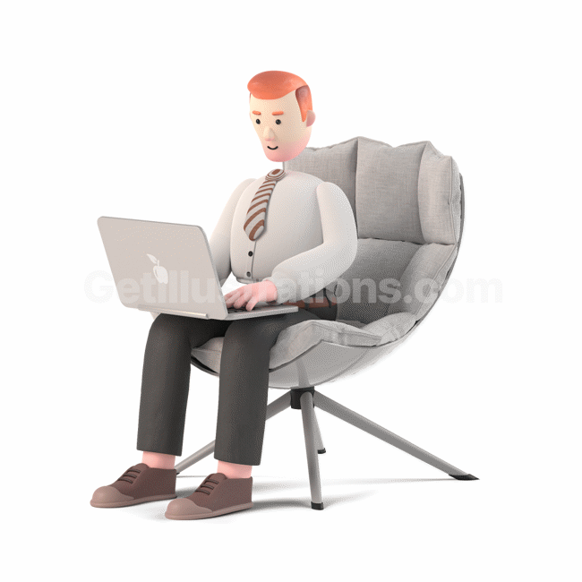 Download 3d, people, person, character, laptop, computer, man ...