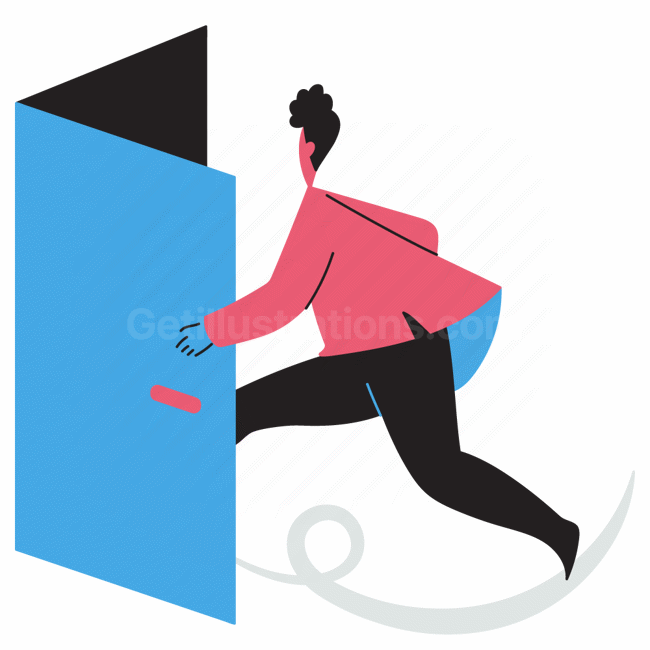 Download man, boy, enter, entrance, people, door, front door, exit ...