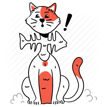 Download danger, warning, alert, food, choking, choke, fish, cat- Candy ...