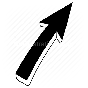Download arrow, arrows, up, upwards, increase, cursor, pointer, shadow ...