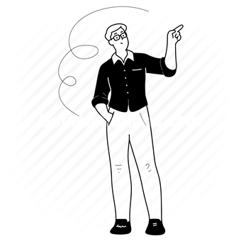 Download motion, movement, man, point, pointing, pose, people ...