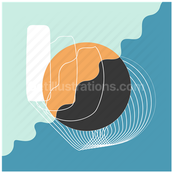 Download sunrise, sunset, pattern, abstract, modern, curves, shapes ...