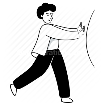 Download man, people, person, push, shove, gesture, move, movement ...