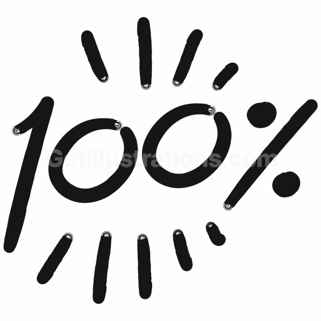 Download 100, grade, mark, percentage, percent, ornament, hundred- Type ...