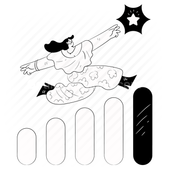 Download achievement, accomplishment, graph, chart, star, promotion ...