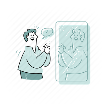 Download man, talk, speech, practice, mirror, reflection- Tuesday ...