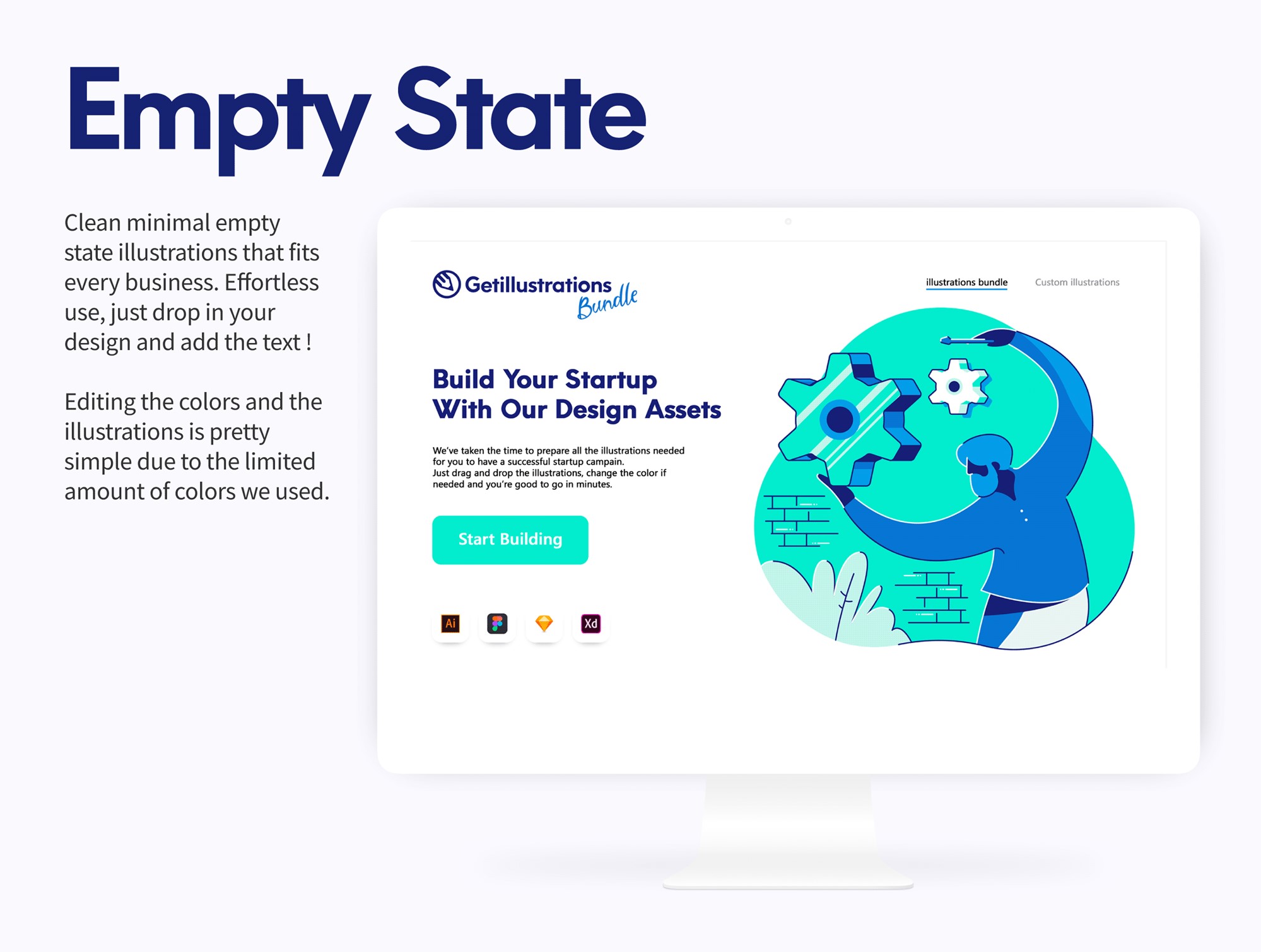 Dot Shades Duotone Empty State Illustrations